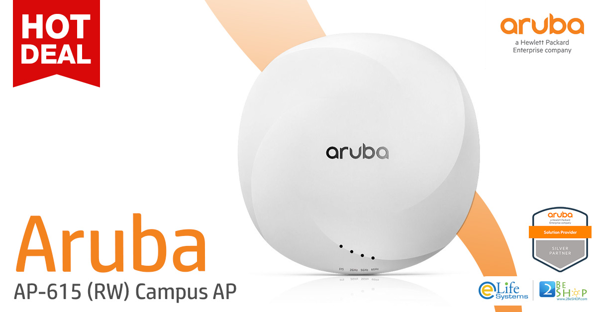 ช้อป [R7J49A] Aruba AP-615 (RW) Campus AP ราคาถูก ซื้อออนไลน์ที่นี่ ส่งฟรี