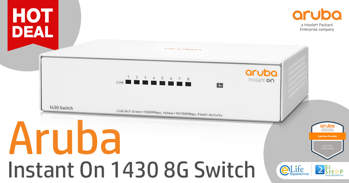 ช้อป [R8R45A] Aruba Instant On 1430 8G Switch ราคาถูก ซื้อออนไลน์ที่นี่ ...