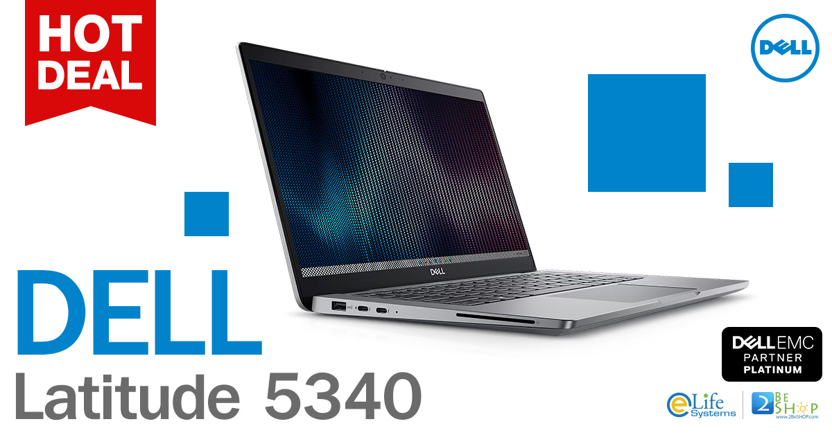 ช้อป [SNS5340002] DELL Latitude 5340 ราคาถูก ซื้อออนไลน์ที่นี่ ส่งฟรี