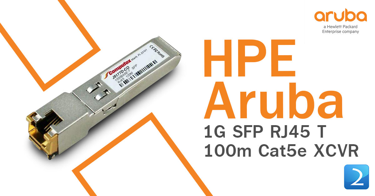 ช้อป [J8177D] HPE Aruba 1G SFP RJ45 T 100m Cat5e XCVR ราคาถูก ซื้อ ...