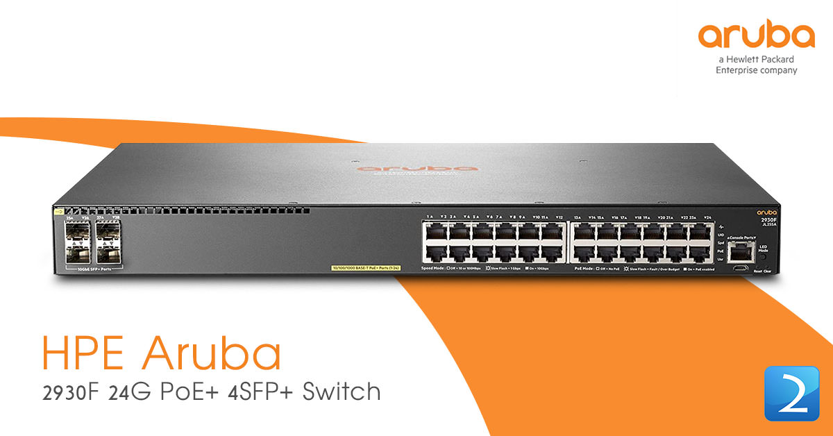 ช้อป [JL255A] HPE Aruba 2930F 24G PoE+ 4SFP+ Switch ราคาถูก ซื้อออนไลน์ ...