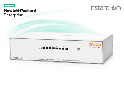 ช้อป [R8R45A] HPE Networking Instant On 1430 8G Switch (Aruba) ราคาถูก ...
