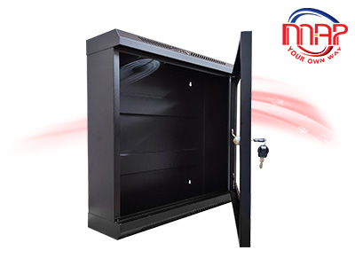 ช้อป [ML1-C01B] MAP CCTV Wall Mount Cabinet Indoor Black ราคาถูก ซื้อ ...