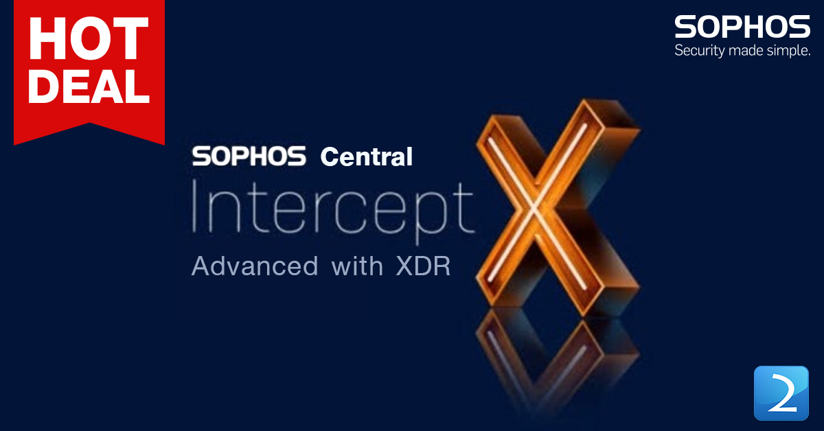 ช้อป Sophos Central Intercept X Advanced with XDR เลย! ราคาดี จัดส่งฟรี